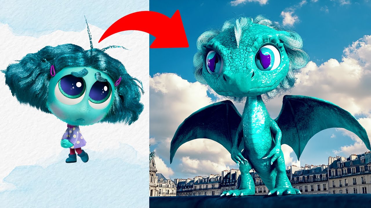 Inside Out as Dragon - Smart Ai Animation - YouTube