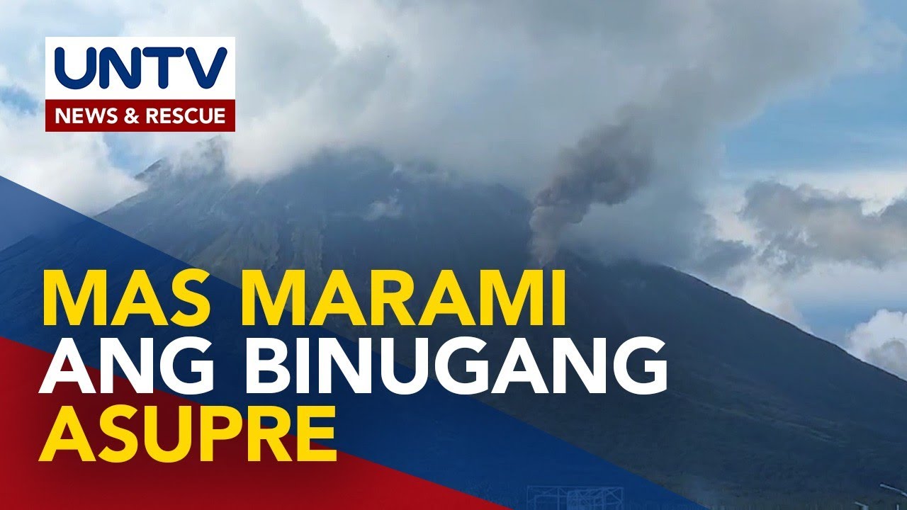Pinakamaraming asupre na ibinuga ng Bulkang Mayon, naitala ng PHIVOLCS ...