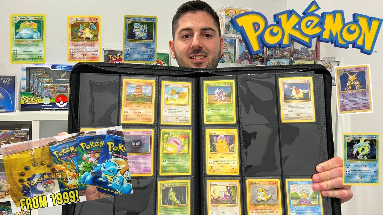 BUILD A BASE SET BINDER WITH ME 25 YEARS LATER - YouTube