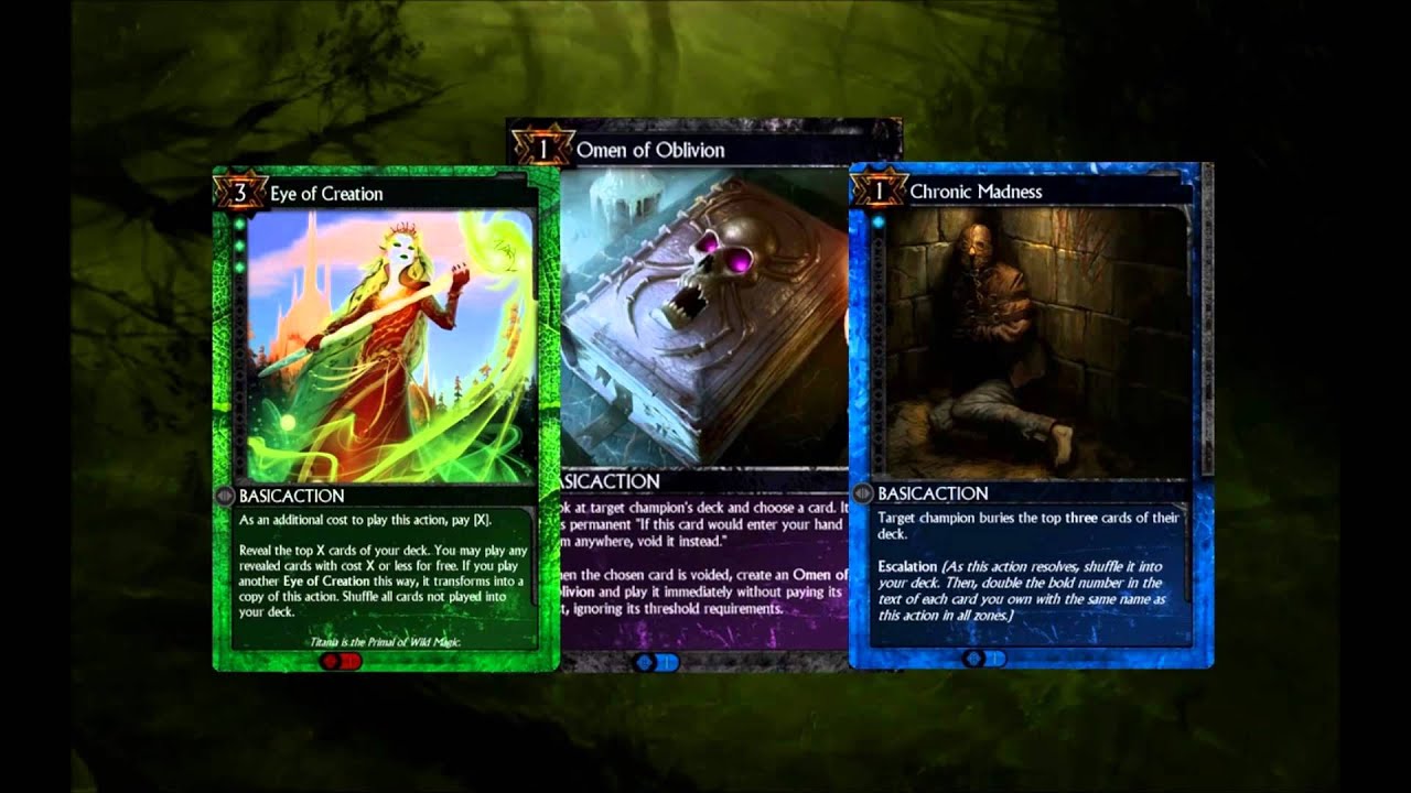 HEX TCG - Card Breakdown - Omen of Oblivion - YouTube