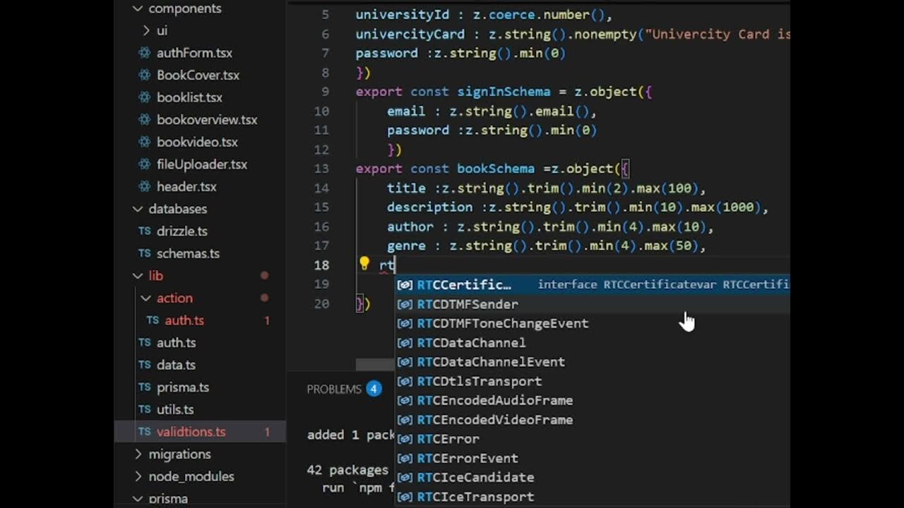 how to use zod for write a schema validator #zod #coding #typescript #nextjs #webdevelopment ...