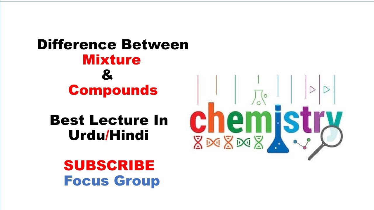Difference Between Compound And Mixture Chemistry Lecture In Urdu 4885