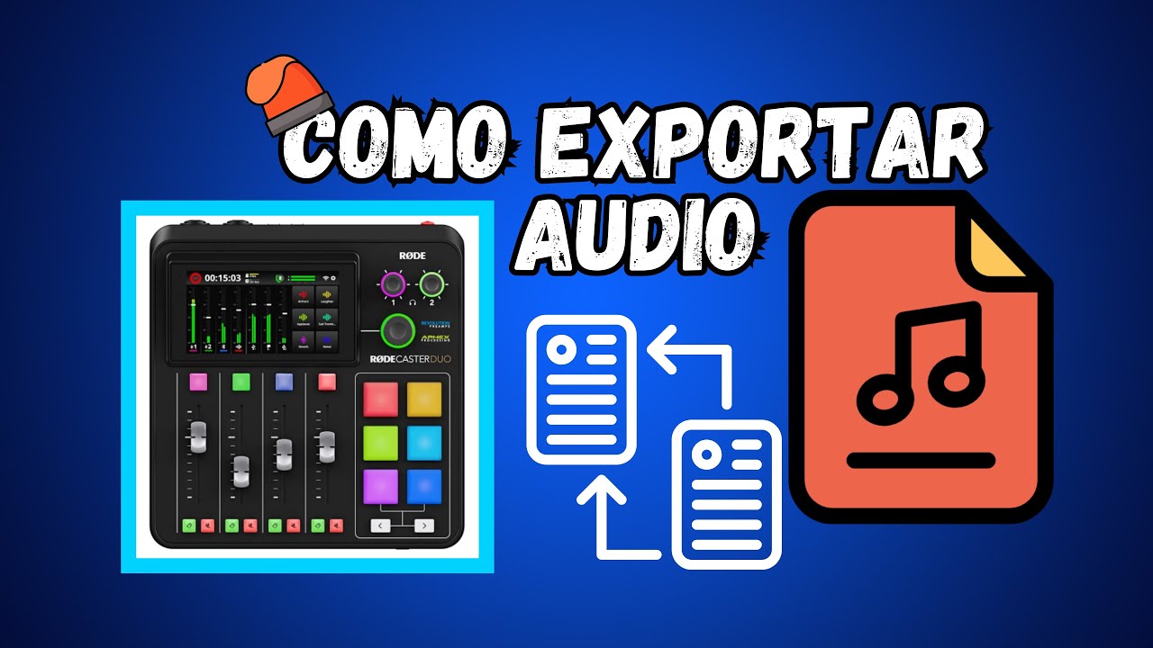 Como Exportar el audio desde Rodescaster II y DUO - YouTube