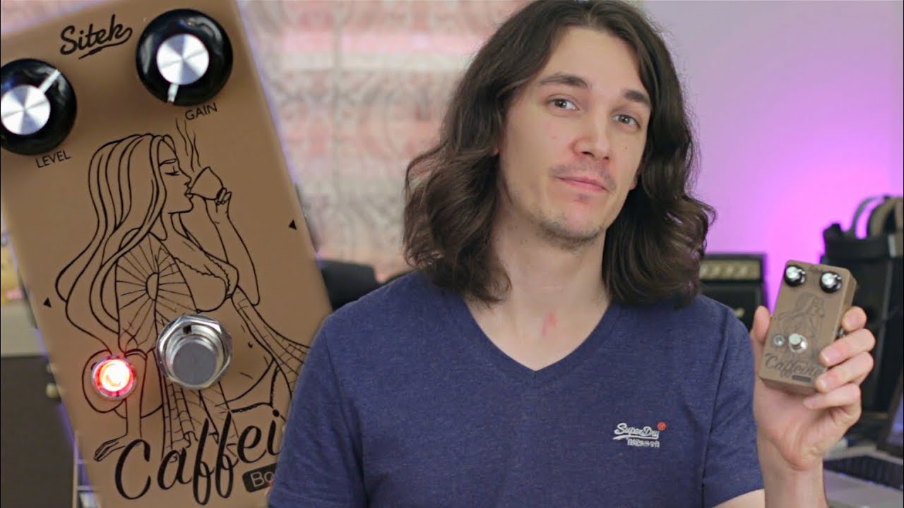 Sitek Caffeine Booster - Handmade Clean Boost Pedal - YouTube