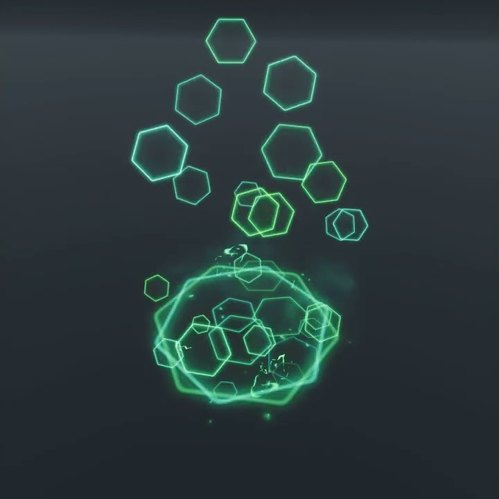 Unity VFX Techn Hexagon Buff Debuff - YouTube