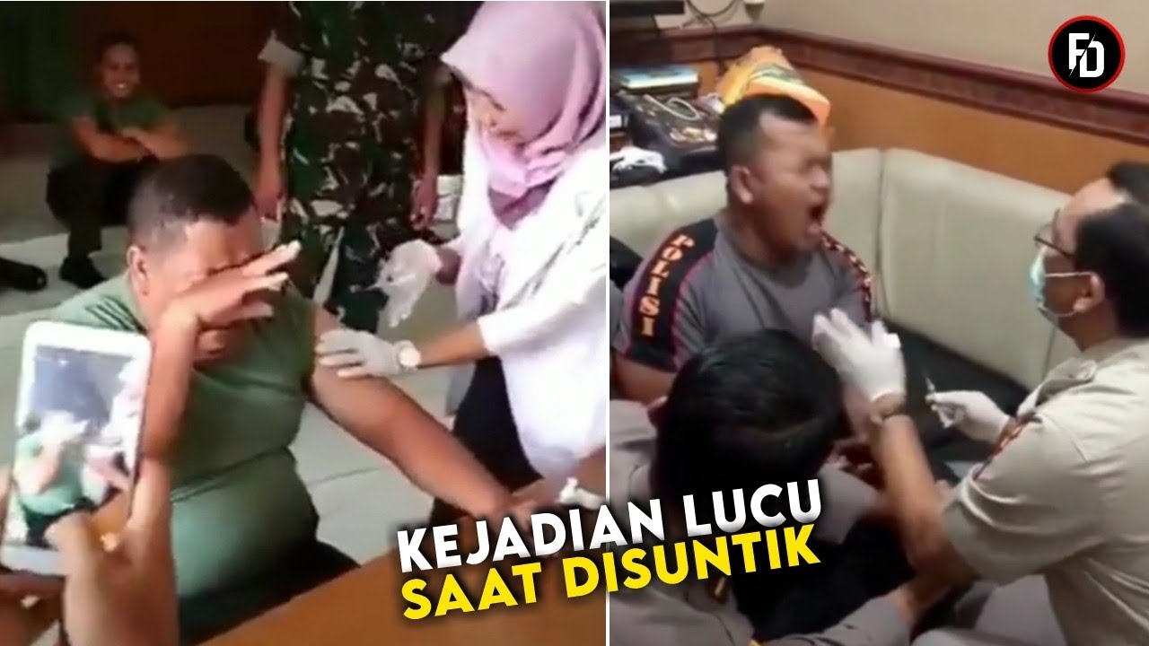 KOCAK BANGET!! MOMEN LUCU SAAT TAKUT DISUNTIK!! INILAH KOMPILASI VIDEO ...