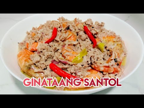 Ginataang santol with hipon - YouTube