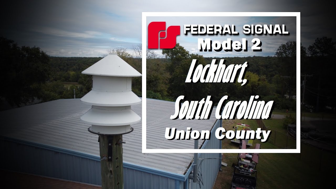 Federal Signal Model 2 Fire/Natural/Nuclear (3 Cycles) Siren Test ...