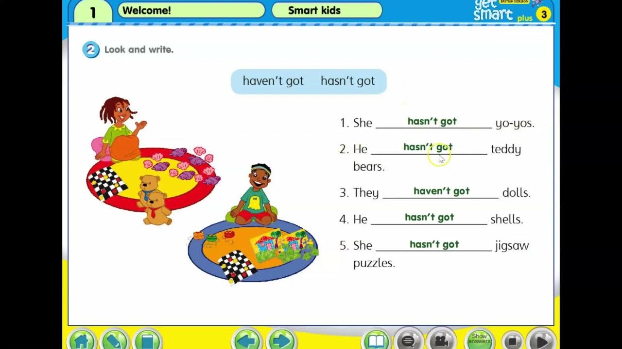 GET SMART 3 UNIT 1 WELCOME! WORKBOOK - PAGE 3 - YouTube