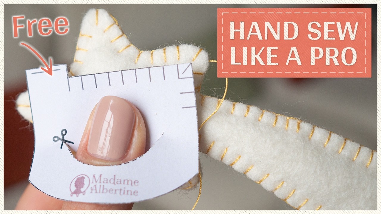 How to Hand Sew | Blanket Stitch Tutorial for Beginners - YouTube