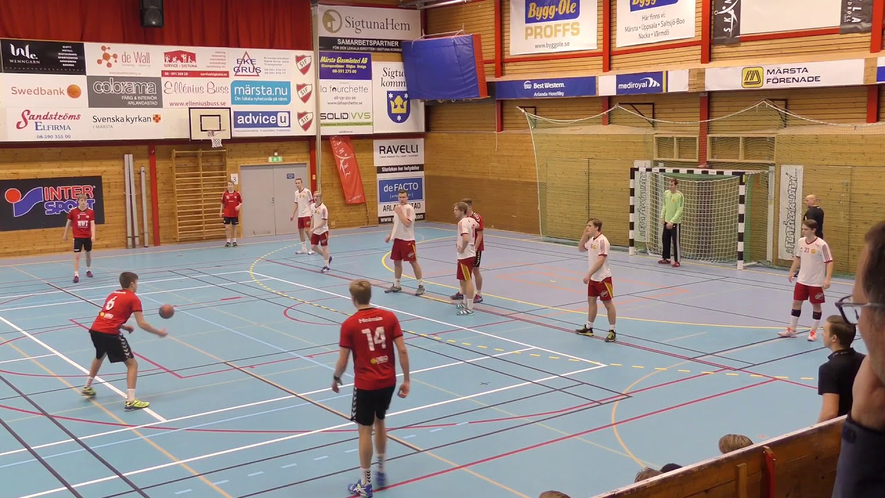 Tyresö Handboll- Hellton USM/JSM steg 3 1:a halv - YouTube