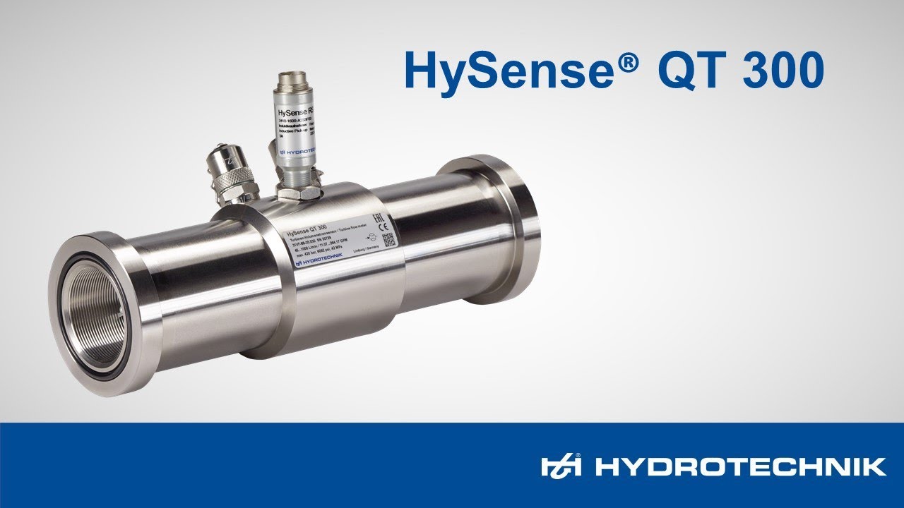 HySense® QT 300 – Turbine flow meter for high flow rate and low ...