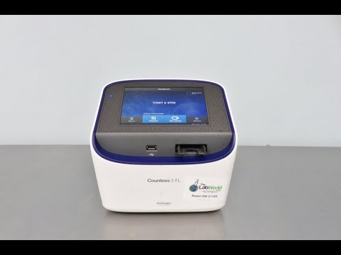 Thermo Countess 3 FL Cell Counter ID 21168 - YouTube