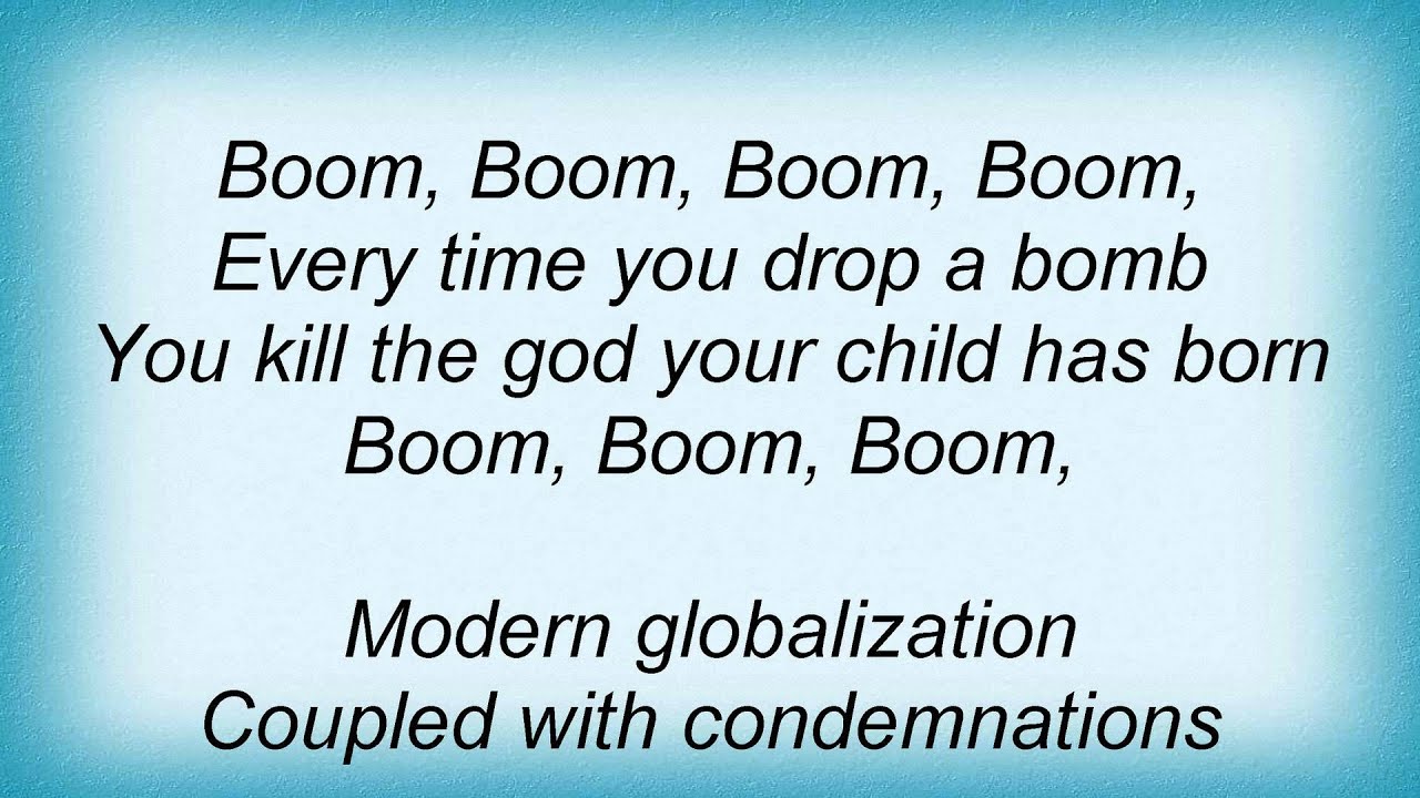 System Of A Down - Boom! Lyrics - YouTube