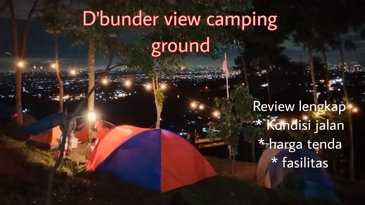 Kemping keluarga murah Bogor Dbunder view | cuma selangkah dari ...