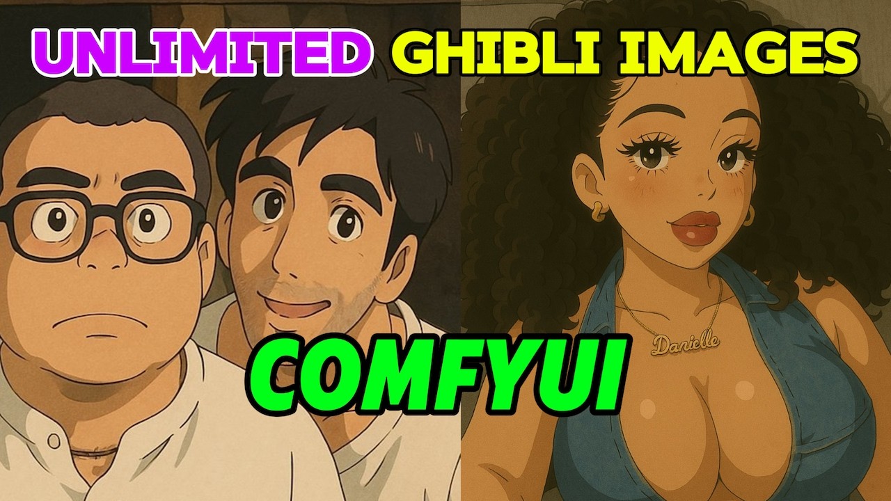 Create Unlimited Ghibli Style Art Locally with ComfyUI - YouTube