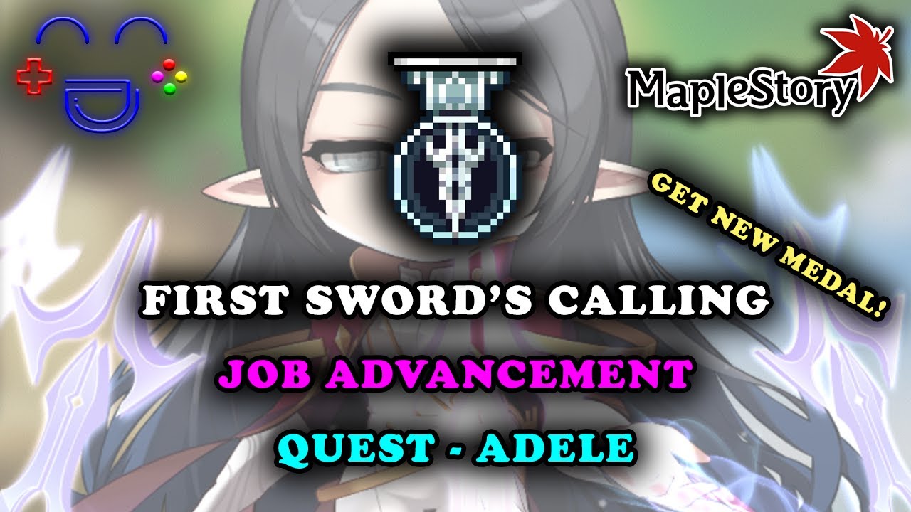 First Job Advancement Quest Adele Maplestory - YouTube