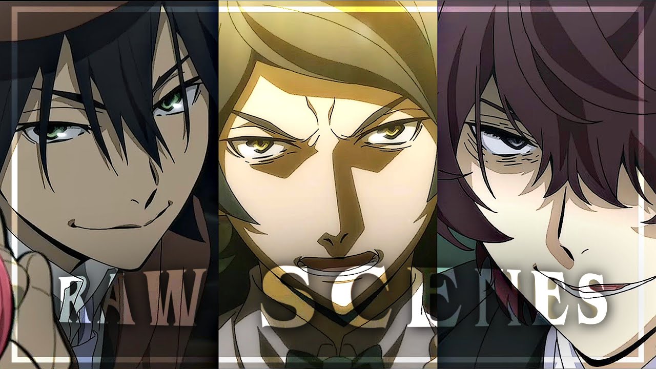 Ranpo & Oguri & Poe | Raw scenes | Bungou stray dogs | S4EP4 - YouTube