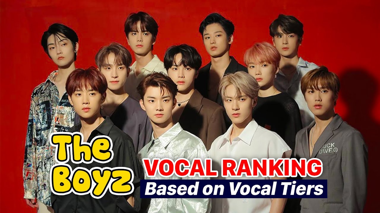 The Boyz vocal tier list, The Boyz vocal tier ranking 2023 | Kpop vocal ...