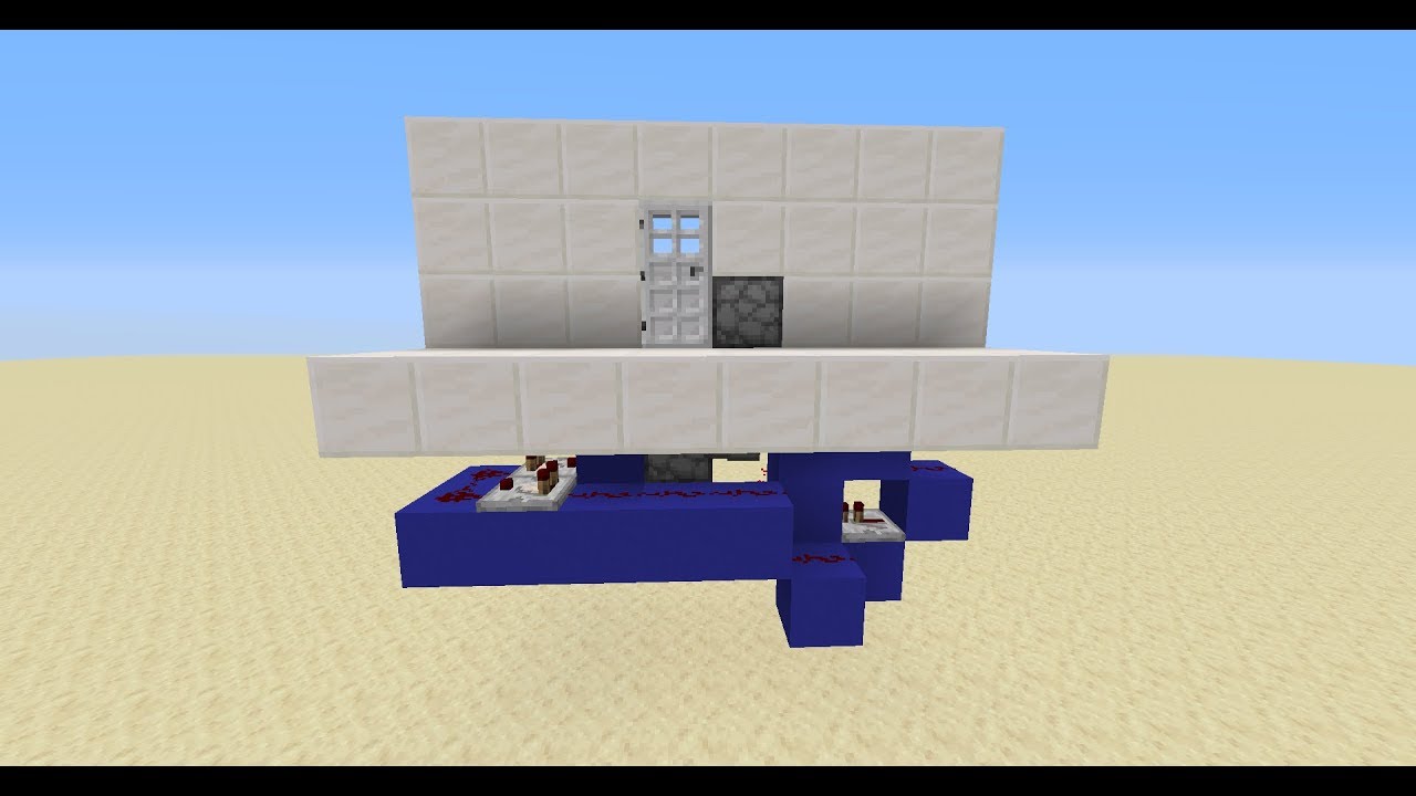 Einfache Schlüsselkartentür, simple key card door, Minecraft, Redstone ...