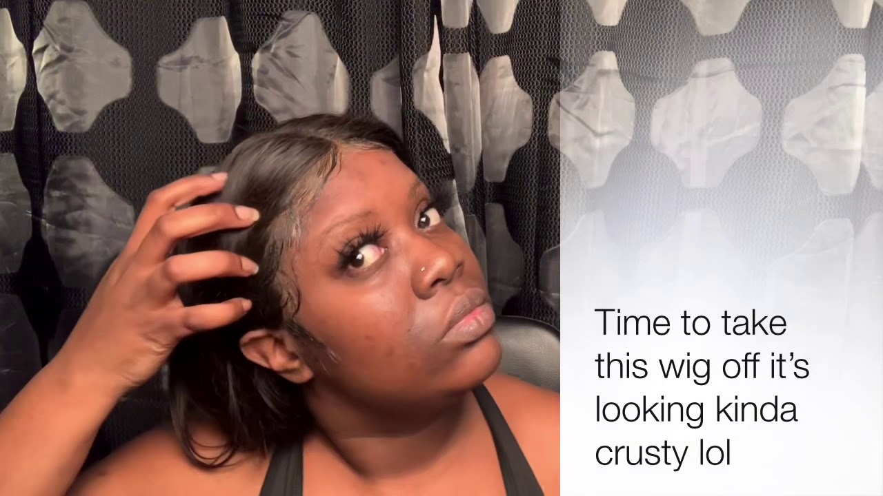 HOW TO SAFELY REMOVE YOUR WIG AND KEEP YOUR EDGES FT ANISAHWIG - YouTube