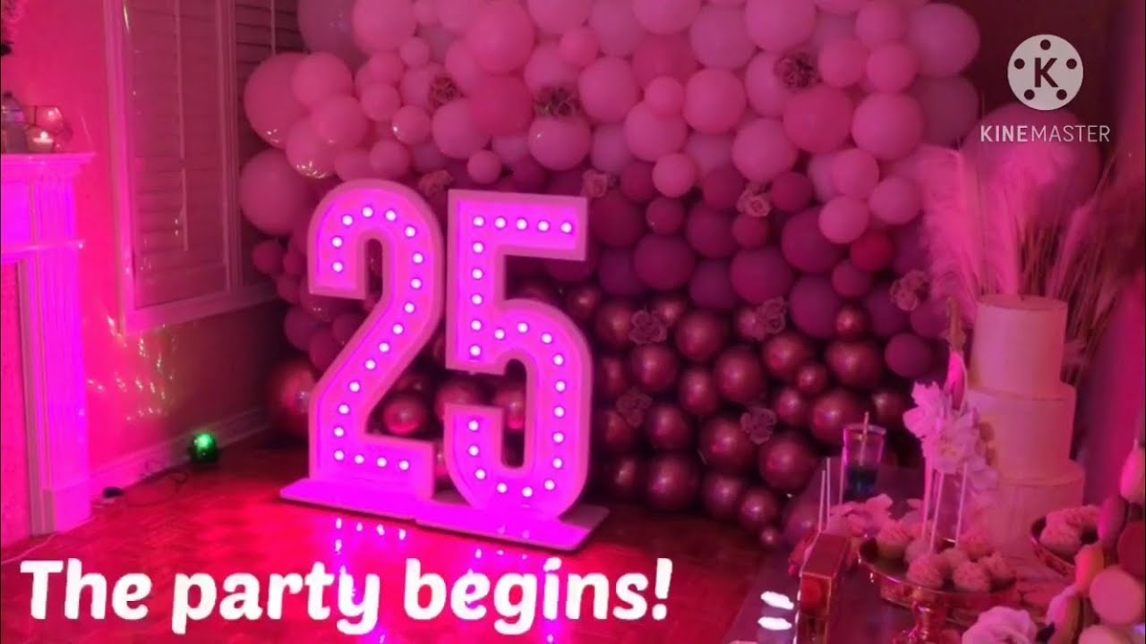 25th Birthday Party - YouTube