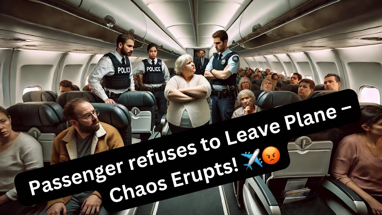 Passenger REFUSES to Leave Plane – Chaos Erupts! ️😡 - YouTube