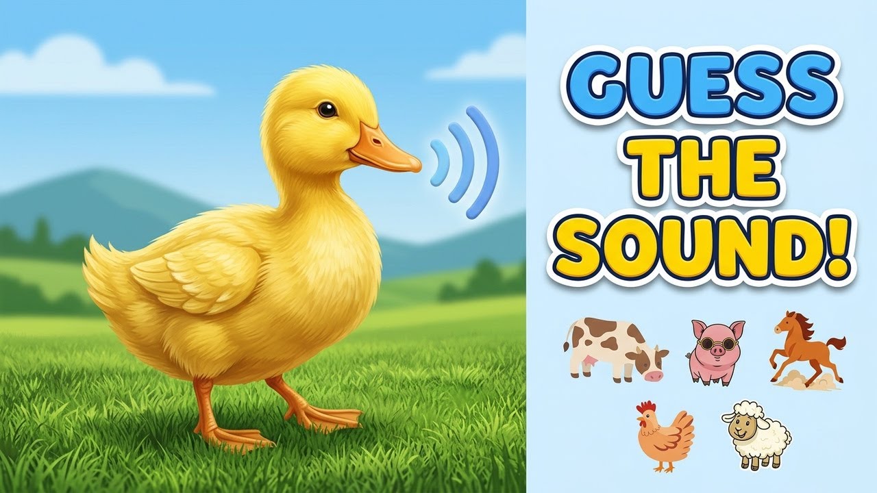 Listen & Guess the Animal Sound | Kids Learning Fun #kidslearning # ...