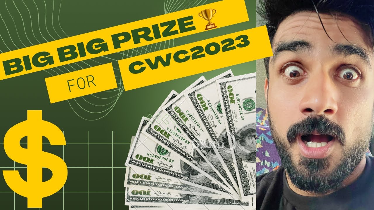 Big Prizes For CWC 2023 || Unbelievable Prizes Announced By ICC || 10M ...