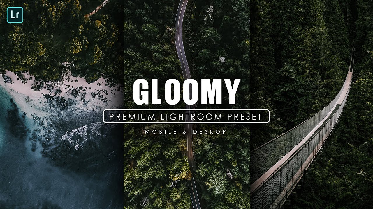 Free Presets Lightroom Mobile DNG - Gloomy | Gloomy Preset | Lightroom Tutorial - YouTube