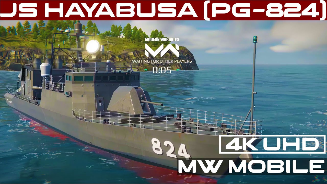 JS HAYABUSA PG 824 - a powerful missile boat - YouTube