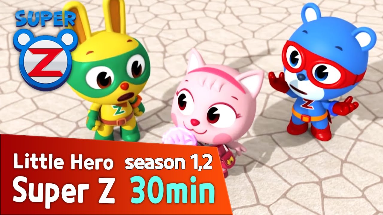 [Super Z 1,2] Little Hero Super Z l 30min Play l Korea BBQ TOY PLAY! l ...