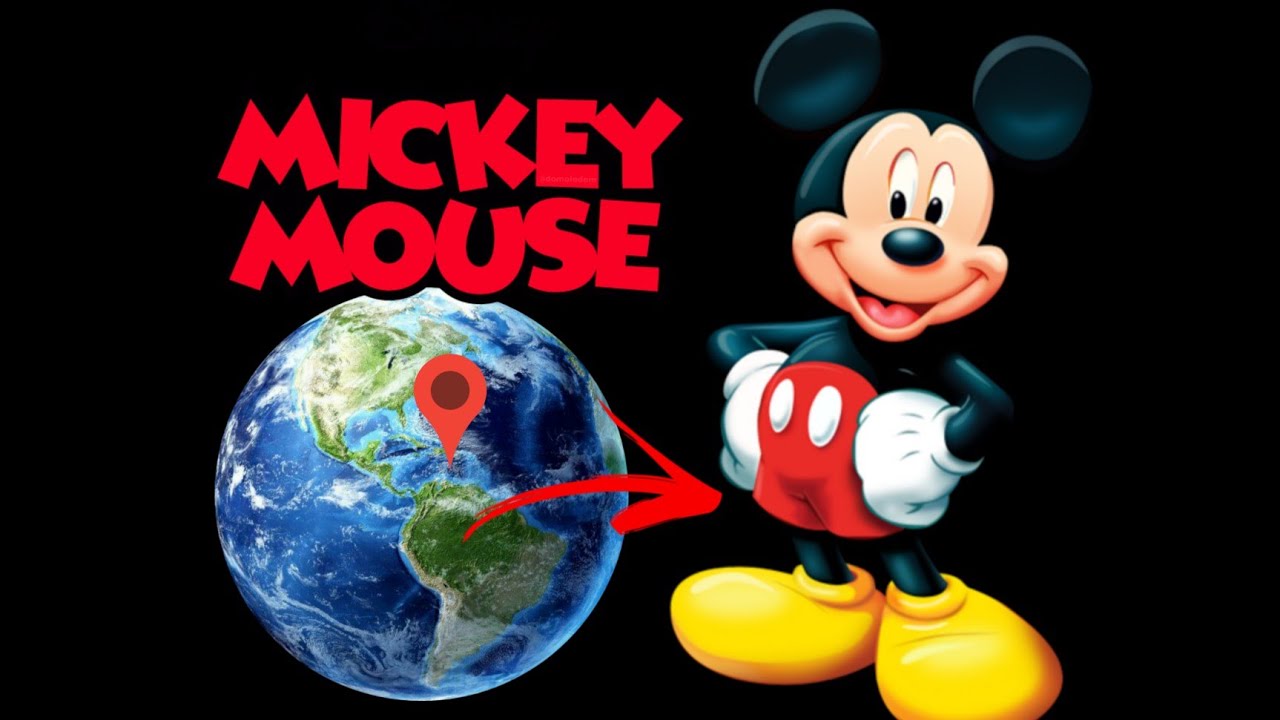 Mickey Mouse😍! found on google earth - YouTube