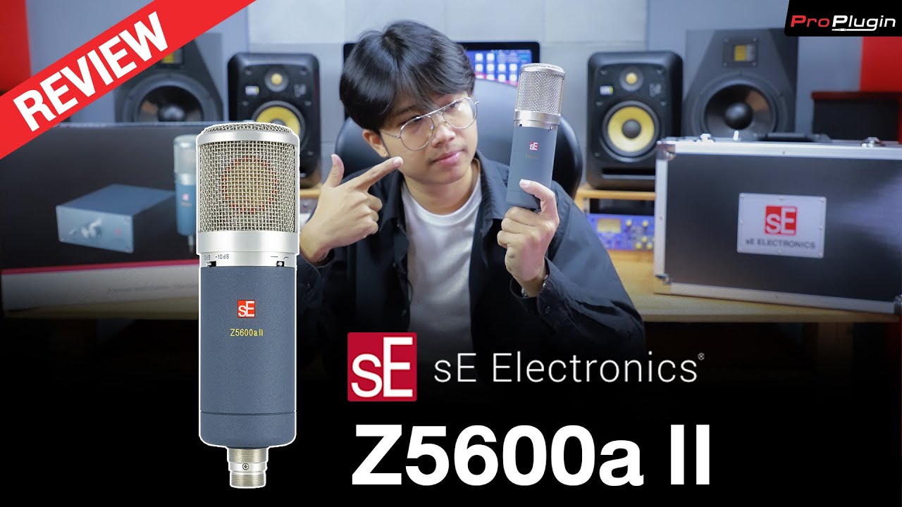 รีวิว MicrophoneTube Condenser จากแบรนด์ sE Electronics Z5600a II - YouTube