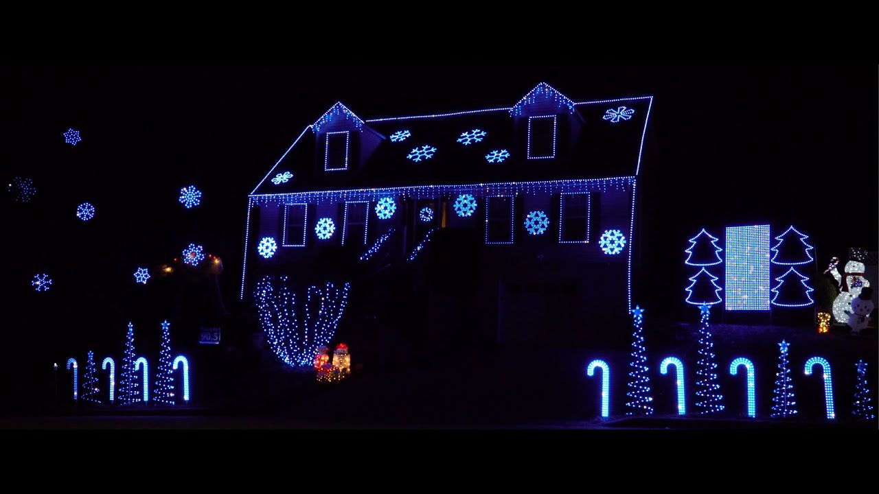 Home Alone Light Show - YouTube