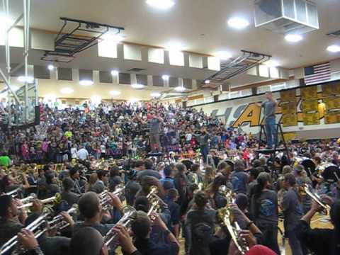 Amarillo High School Pep Rally 2014 - YouTube