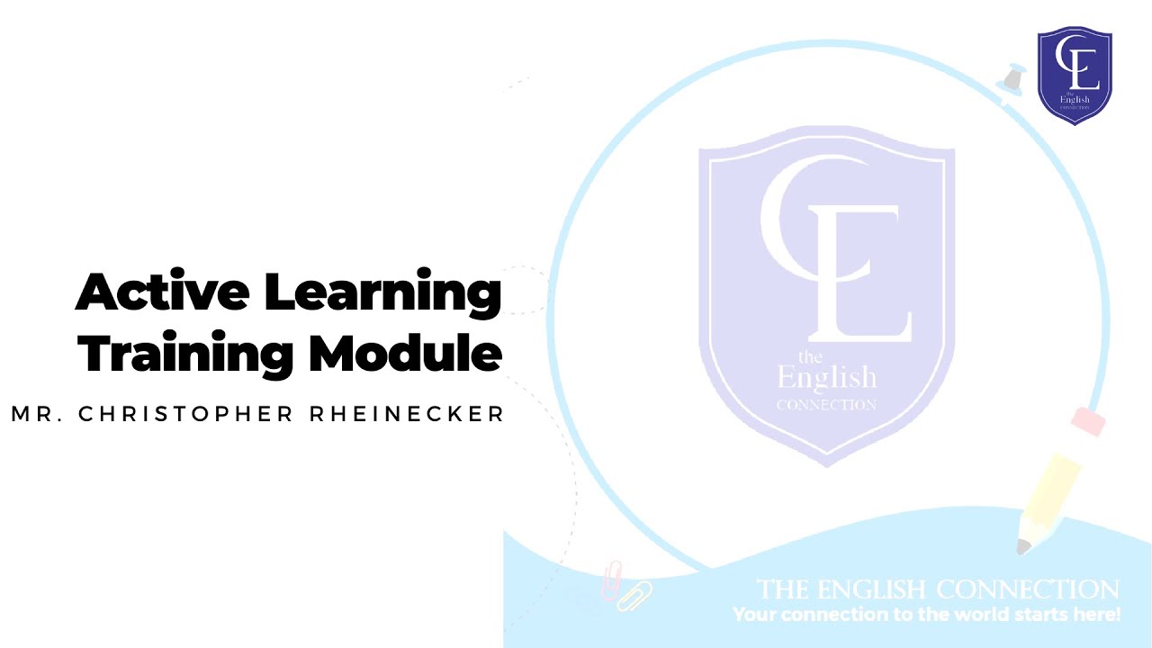 Active Learning Training Module | The English Connection - YouTube