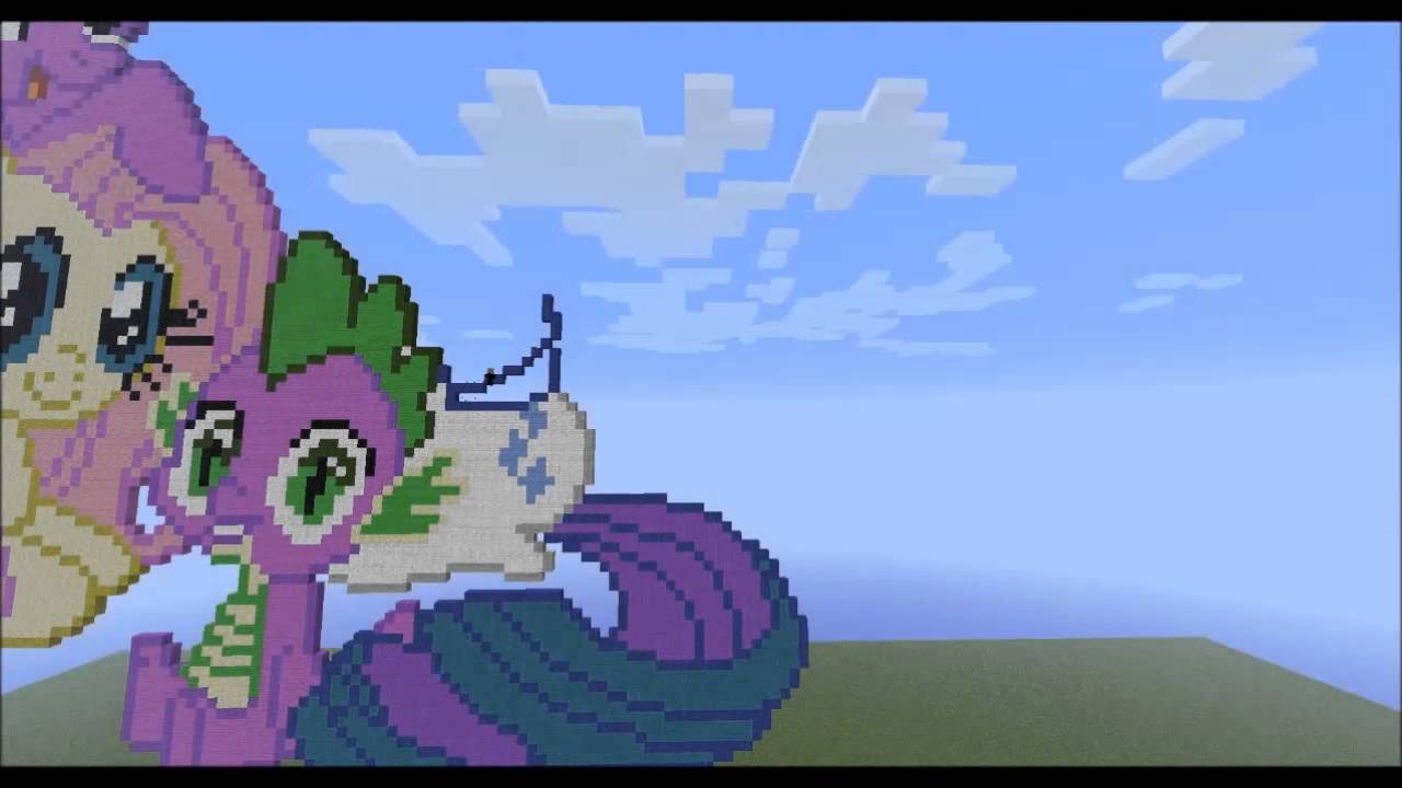Minecraft Timelapse My Little Pony - YouTube