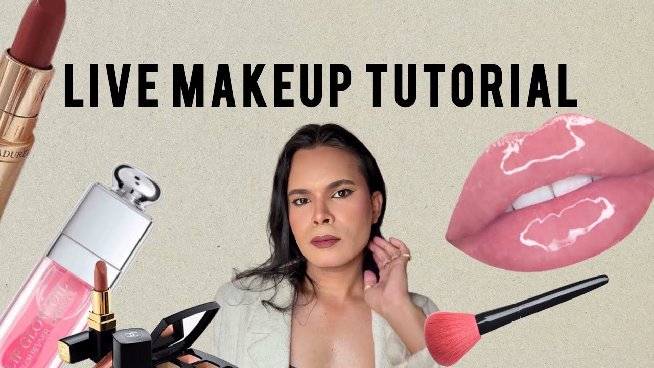 Soft Glam | Live makeup tutorial Step by step guide - YouTube