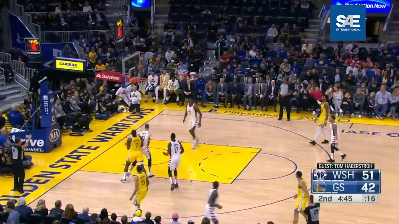 Golden State Warriors | Washington Wizards 3 point shots | 1-3-2020 ...