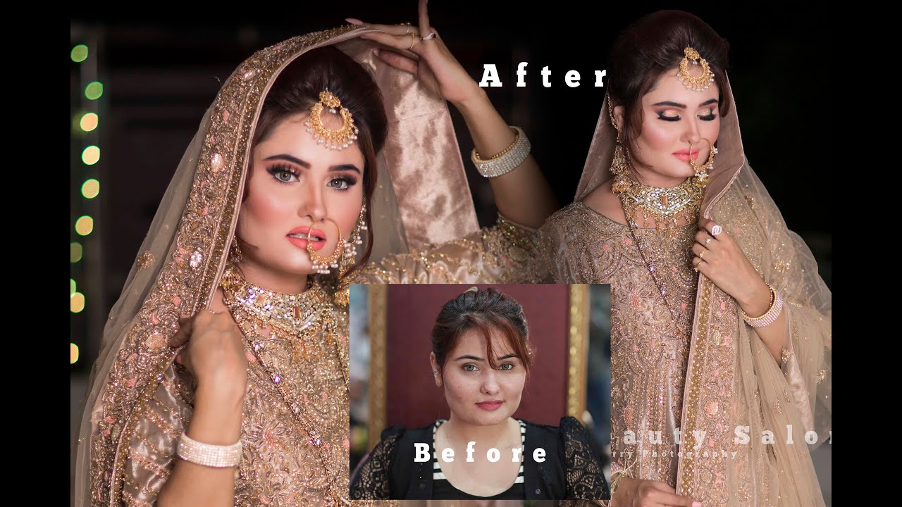 Walima Look Bridal Makeup Tutorial || Model Silla Ch || Dresses Fadi ...