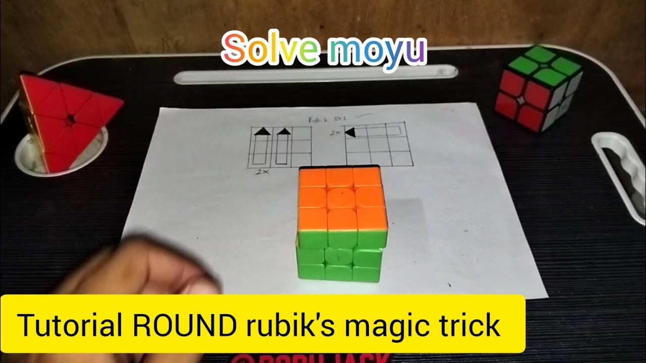 Tutorial round rubik's magic trick - YouTube