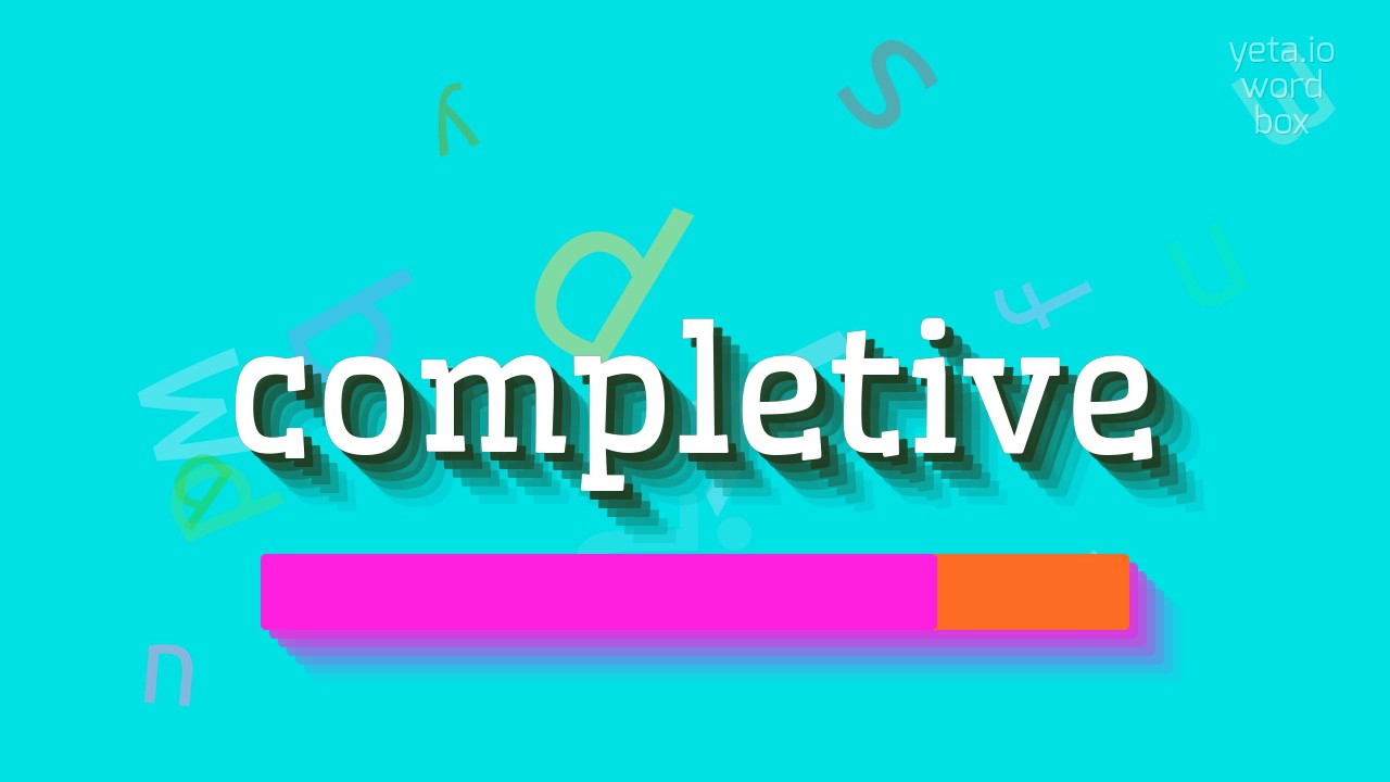 COMPLETIVE - HOW TO PRONOUNCE IT? #completive - YouTube