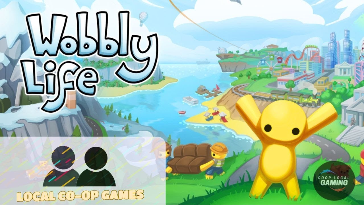 WOBBLY LIFE - HOW TO PLAY SPLITSCREEN MULTIPLAYER (GAMEPLAY) - YouTube