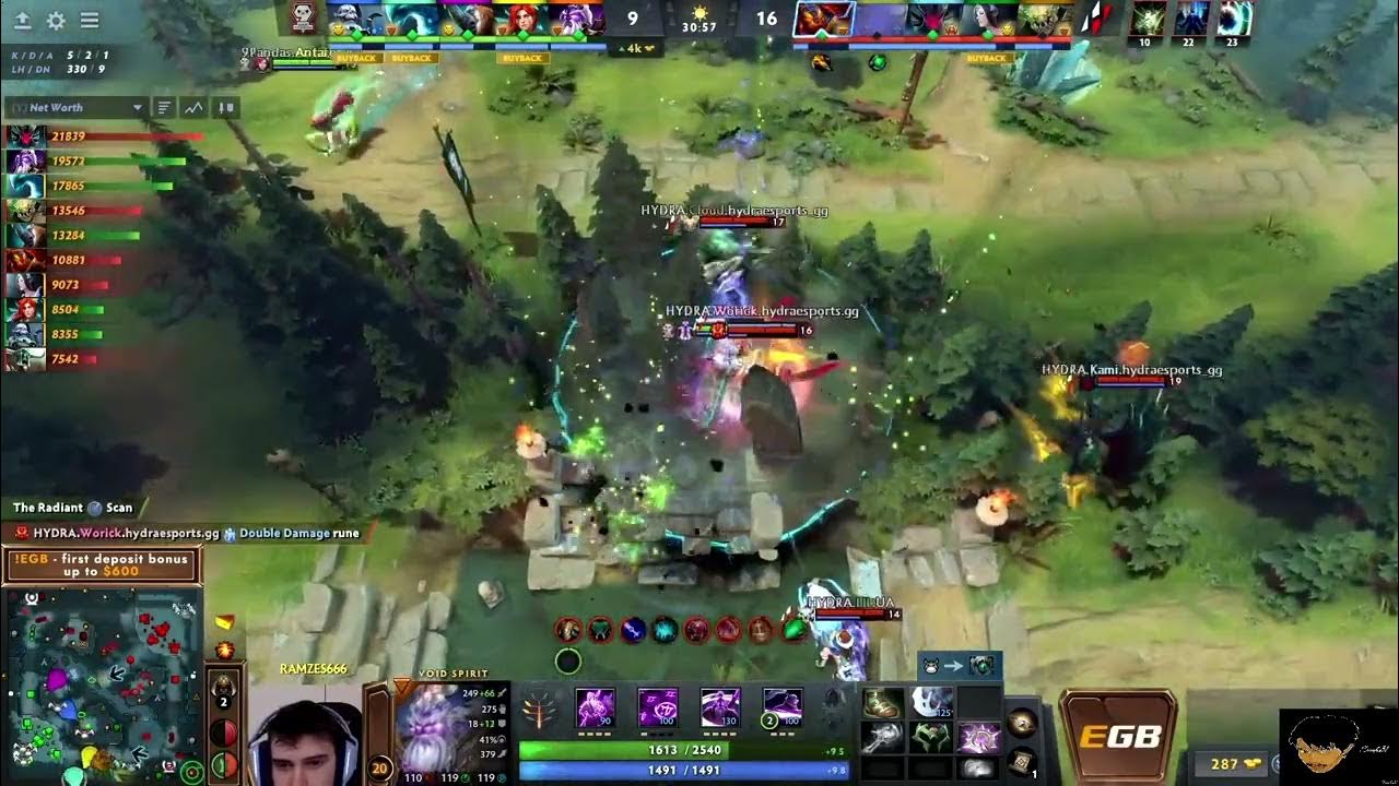 (Dota2) 9Pandas VS HYDRA - Game 1 Highlights (DPC EEU 2023 Tour 3: Division I) - YouTube