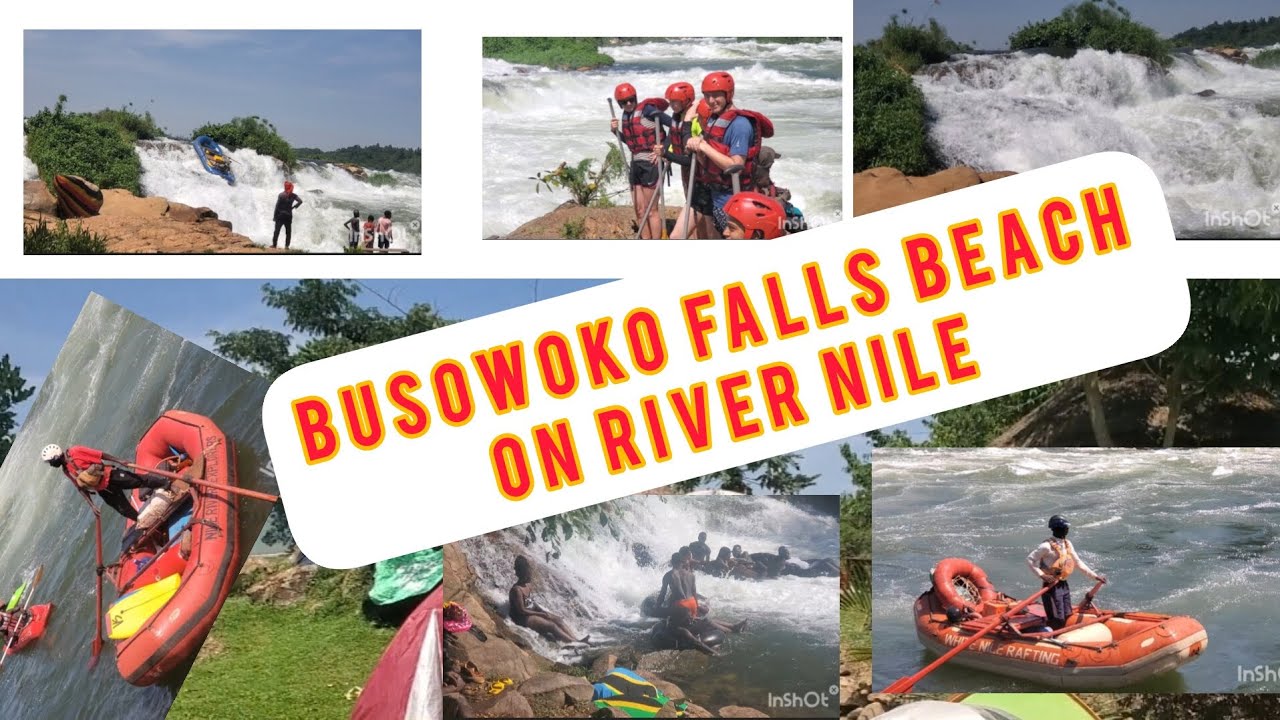 Rafting with the Nile explorers at busowoko falls beach on River Nile ...