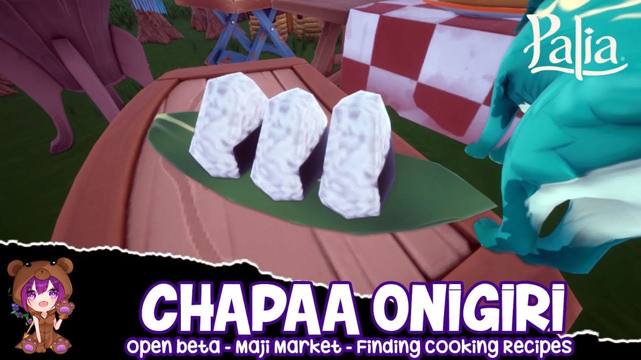 Chapaa Onigiri | Palia Cooking Recipe from Maji Market - YouTube