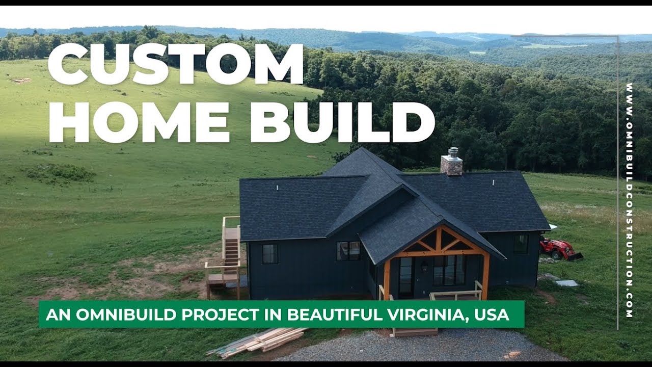Beautiful Country Home Build Tour by OMNIBUILD in Floyd, VA! - YouTube