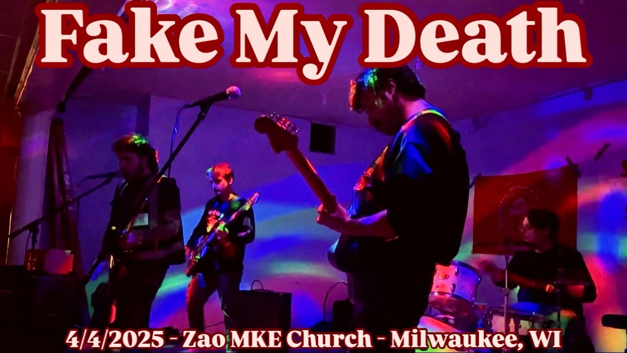 FAKE MY DEATH - Full Set (Live) - 4/4/2025 - Zao MKE Church - Milwaukee ...