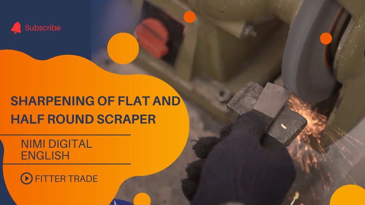 SHARPENING OF FLAT AND HALF ROUND SCRAPER | NIMI | DIGITAL | ENGLISH ...